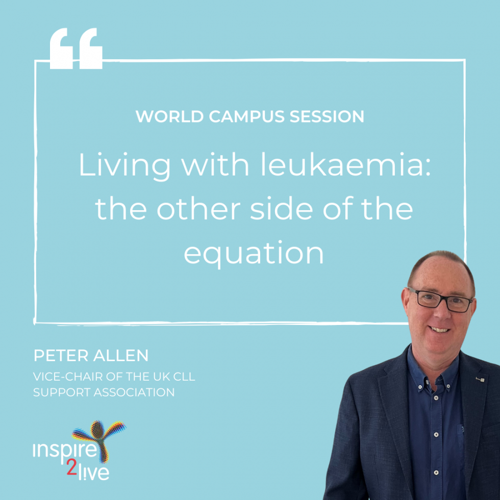 Peter Allen on Living with Leukaemia - Inspire2Live