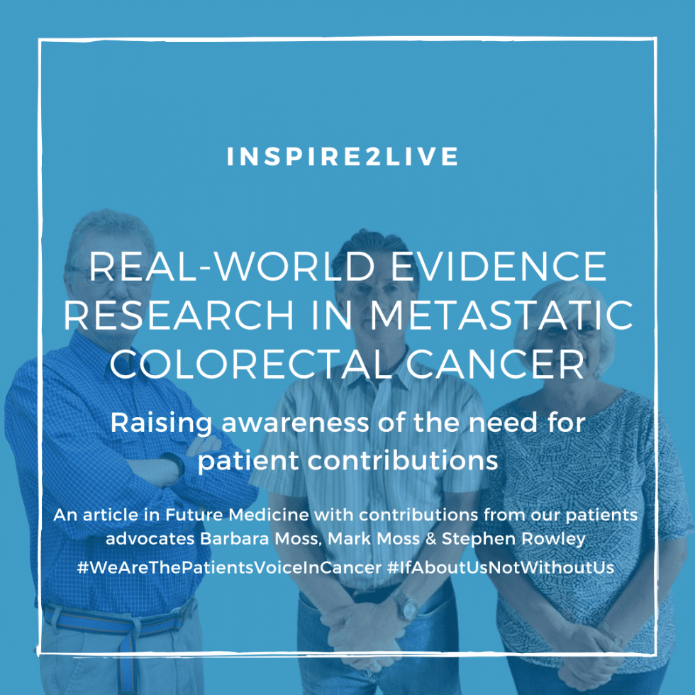 Real-world evidence research in metastatic colorectal cancer - Inspire2Live
